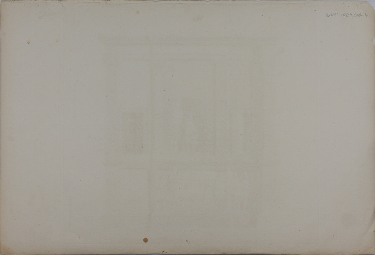 Nicholas Revett. Philopappos Monument. The elevation of the front. Etc ...