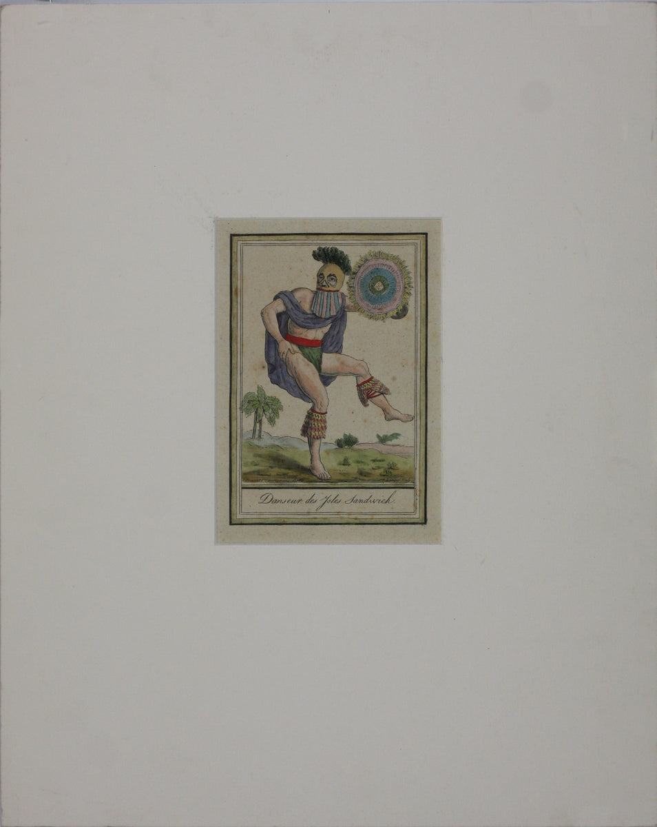 Jacques Grasset de Saint-Sauveur, after. Dancer from the Sandwich Isla ...