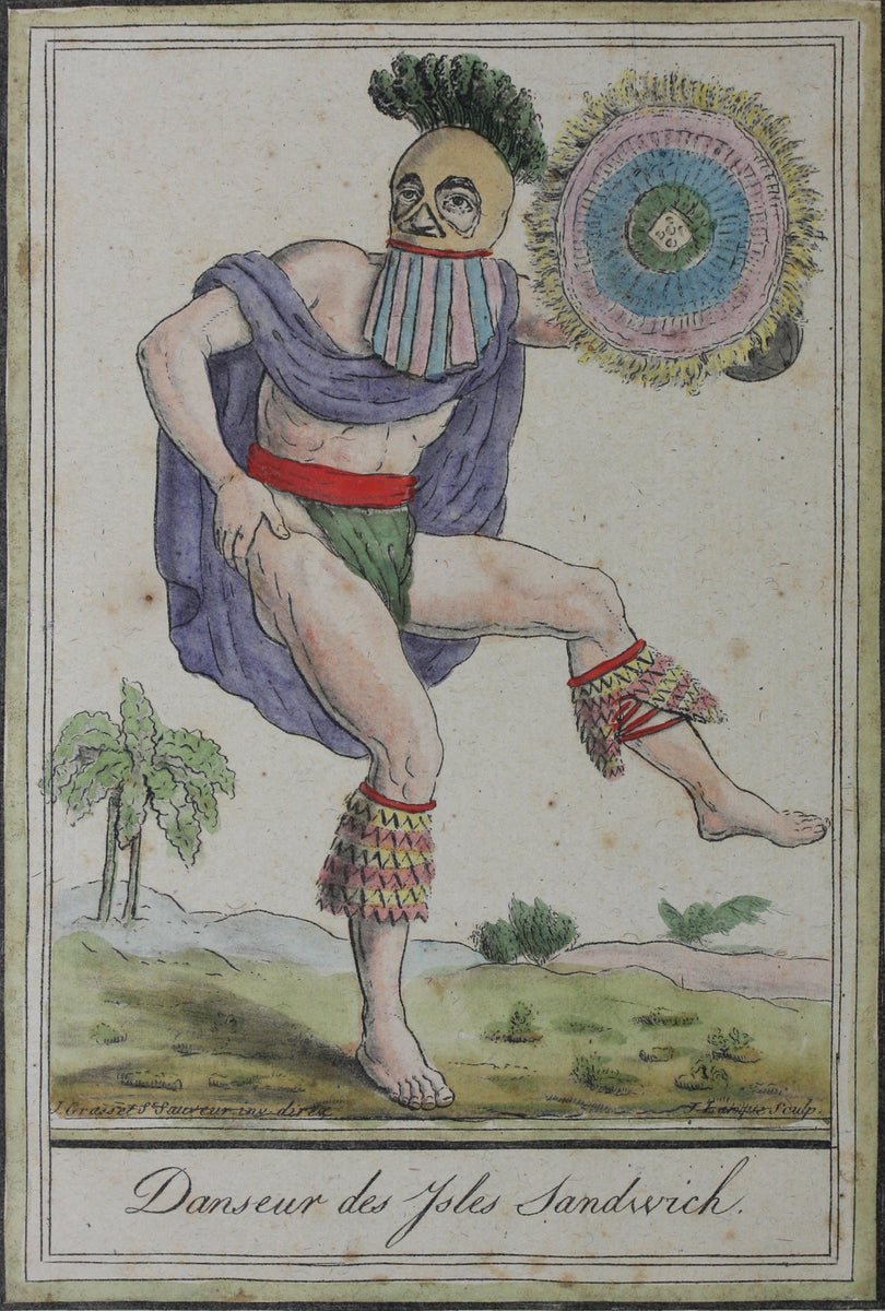 Jacques Grasset de Saint-Sauveur, after. Dancer from the Sandwich Isla ...