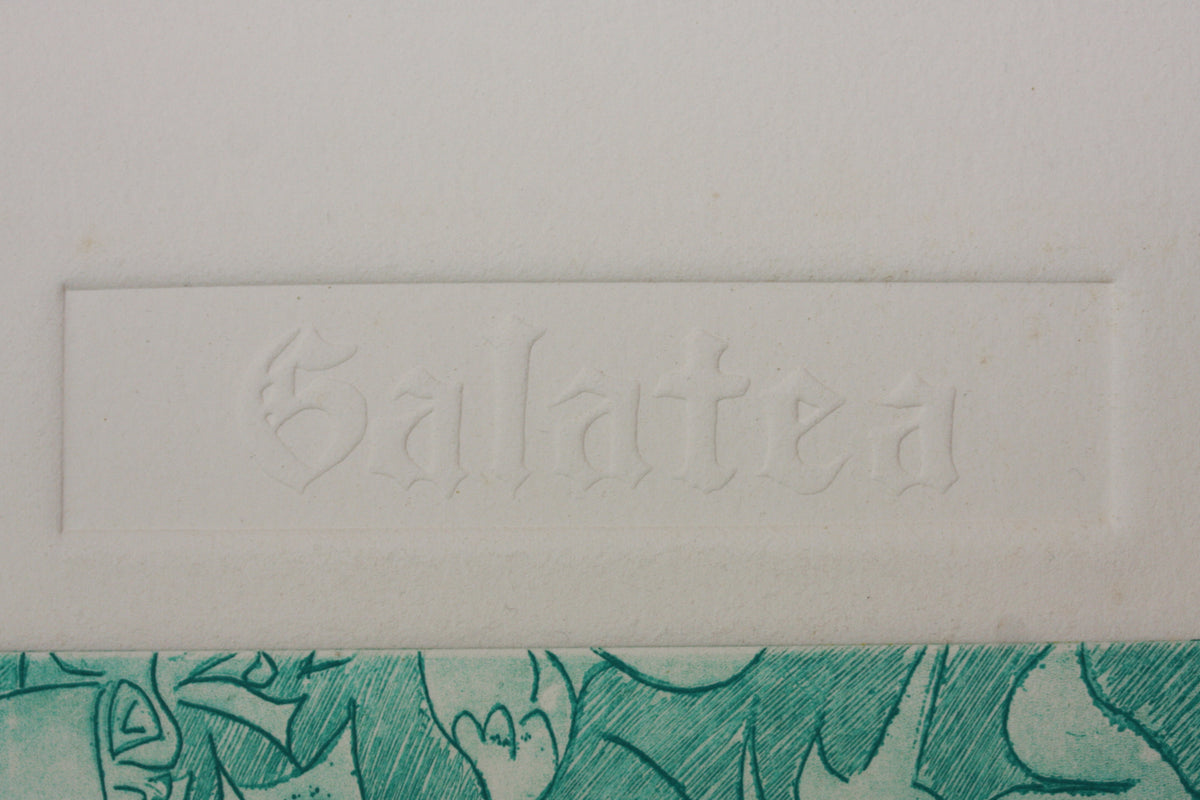 Martin Barooshian. Galatea. Color etching. Artist proof. 1972. – Goldin ...