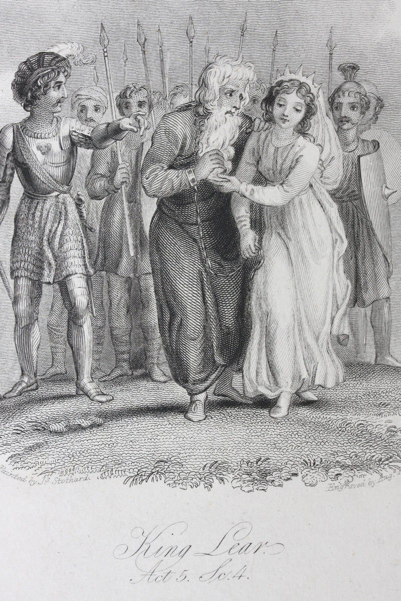 Thomas Stothard, after. Shakespeare. King Lear. Act 5. Sc.4. Engraving ...