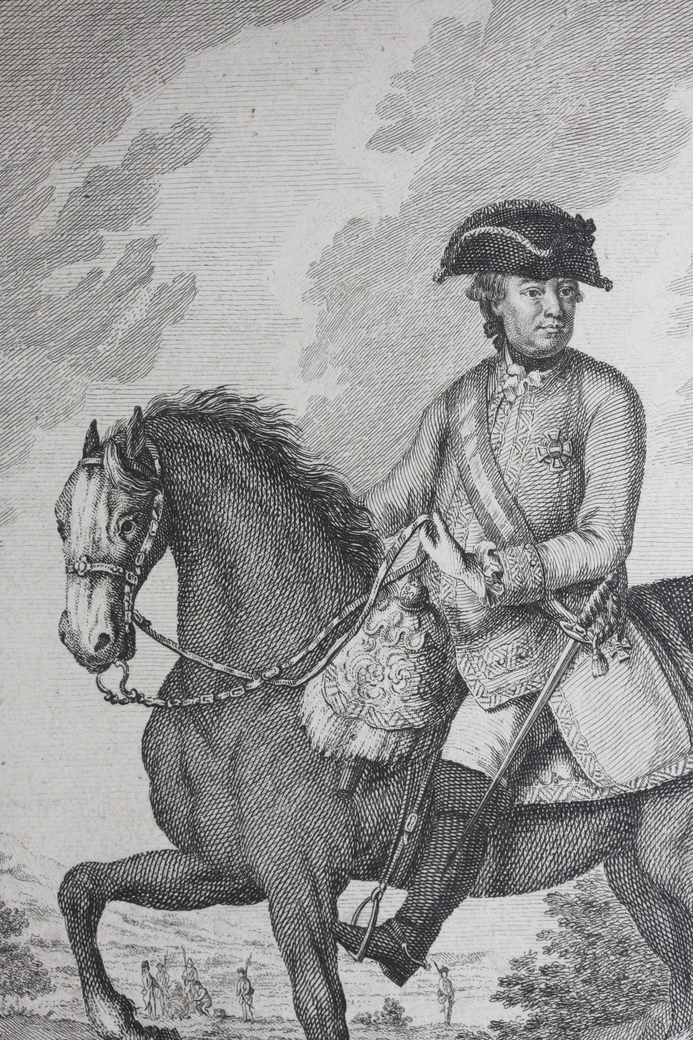 Johan Balzer. Portrait of Count András Hadik de Futak. Engraving. 1780 ...