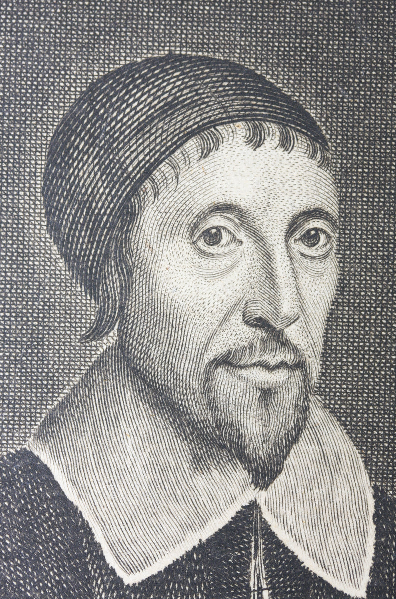 William Dobson, after. Portrait of Edmund Calamy. Engraving by James C ...